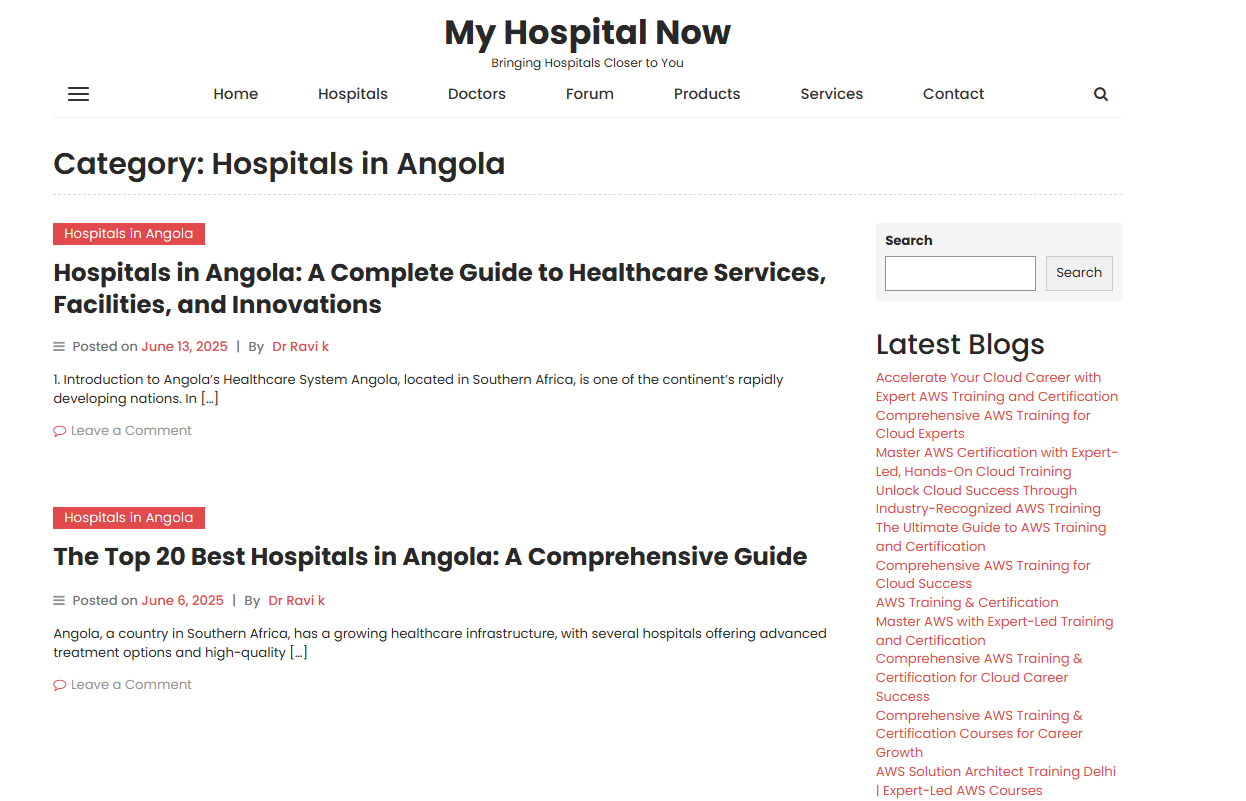 Healthcare in Angola: Navigating a System of Contrasts to Find Quality ...