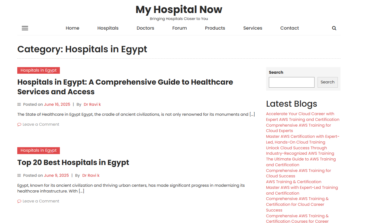 A Comprehensive Guide to Hospitals in the Egypt | MyhospitalNow - Best ...