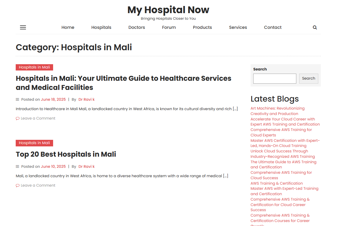 A Comprehensive Guide to Hospitals in the Mali | MyhospitalNow - Best ...