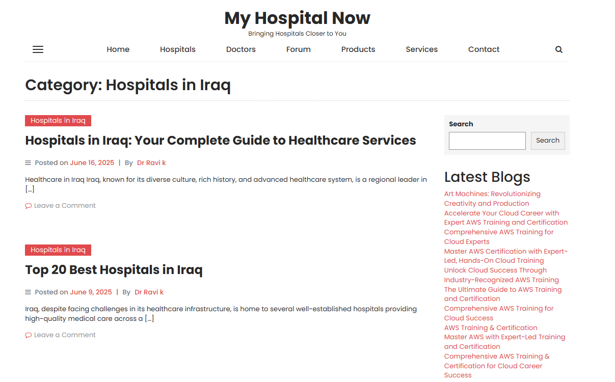 A Comprehensive Guide to Hospitals in the Iraq | MyhospitalNow - Best ...