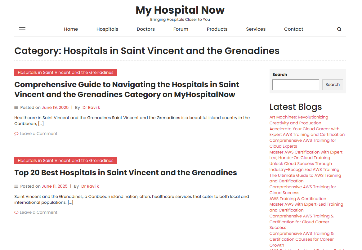 A Comprehensive Guide to Hospitals in the Saint Vincent and the ...