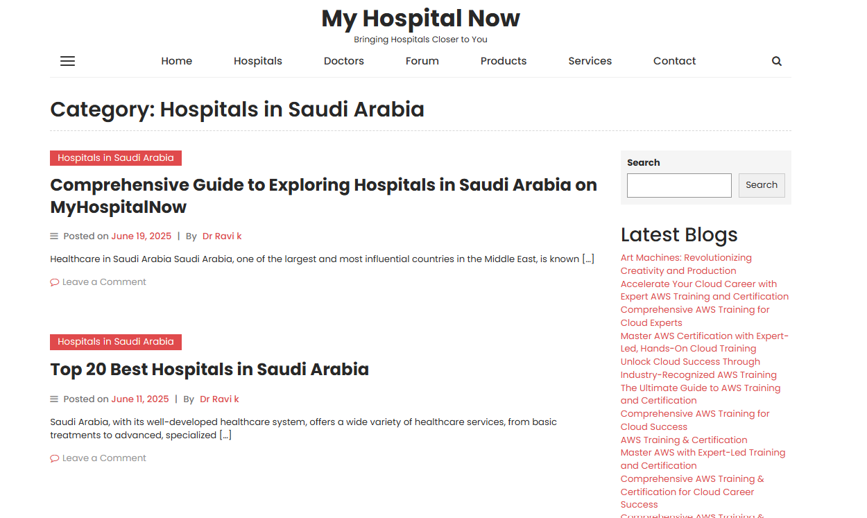 A Comprehensive Guide to Hospitals in the Saudi Arabia | MyhospitalNow ...